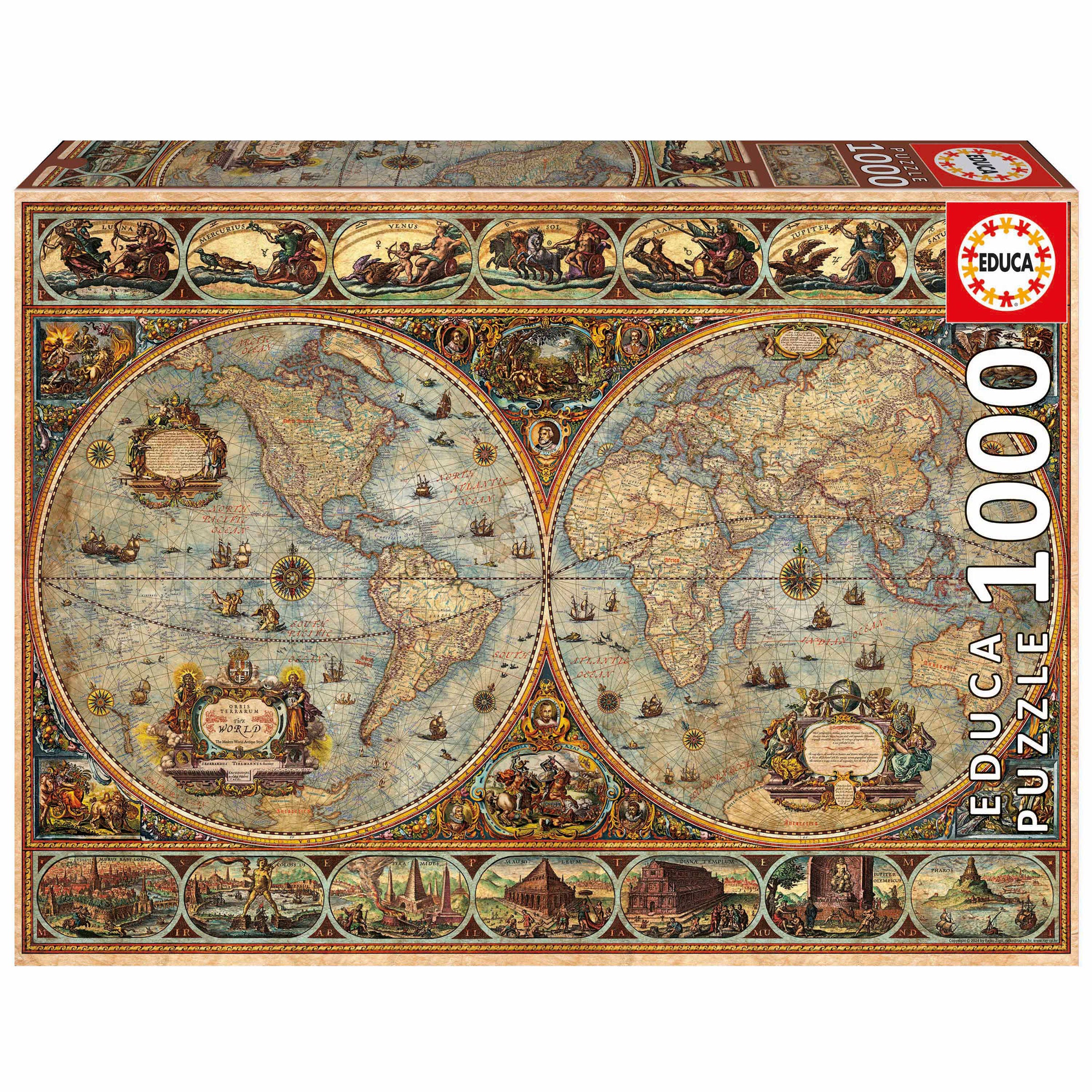 Educa 1000 Piece Puzzle- Orbis Terrarum – Nuts For Candy & Toys