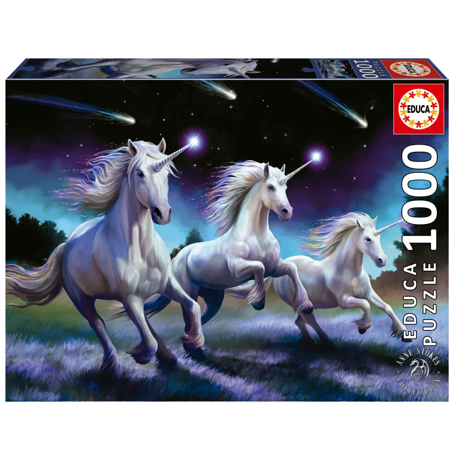 Educa 1000 Piece Puzzle- Shooting Stars, Anne Stokes – Nuts For Candy ...